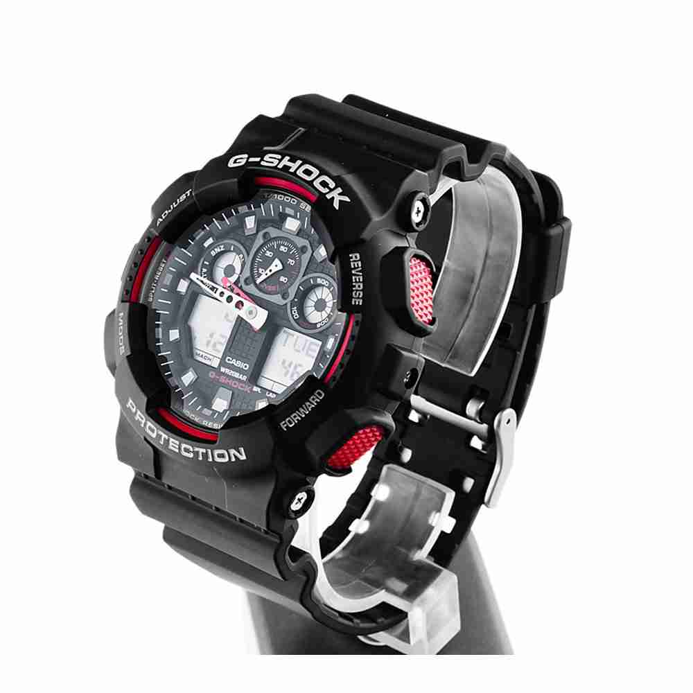 Casio G-Shock Velocity Indicator Alarm GA-100-1A4 – Sleeky Europe